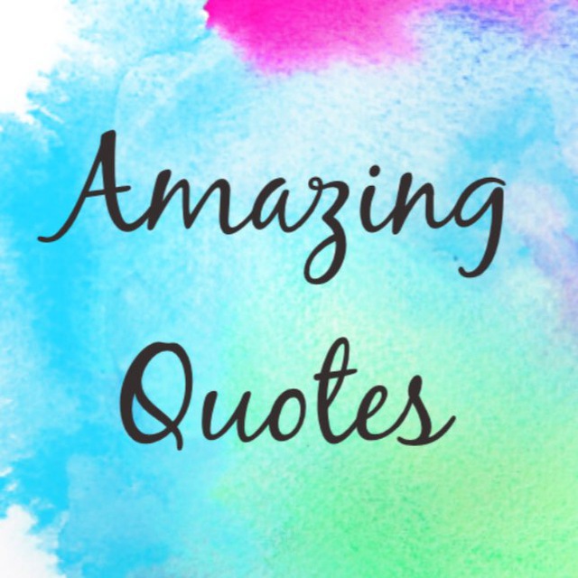 Telegram channel "Amazing Quotes" — @SoulWords — TGStat